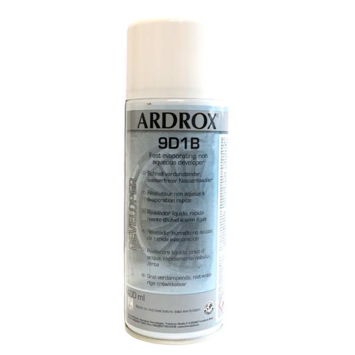 Ardrox 9D1B NDT - Penetrant Inspection 400ml - Chemetall – TMB SUPPLIES